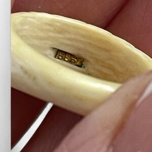 Jewelry | 193s Art Deco 14k Gold Ox Bone Shrimp Ring Signed 585 | Poshmark